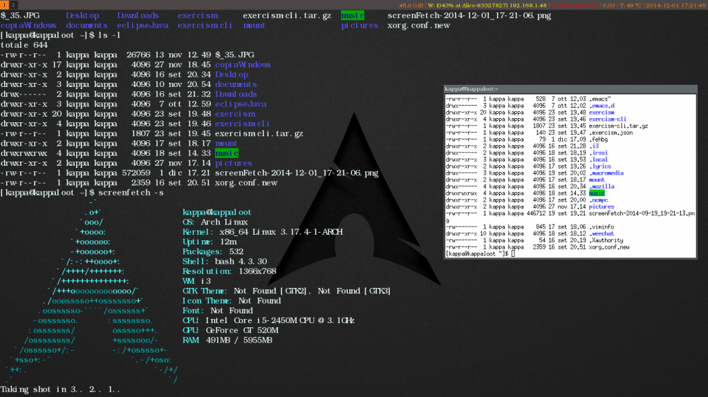 Wrong font spacing in terminator / Applications & Desktop Environments / Arch Linux Forums