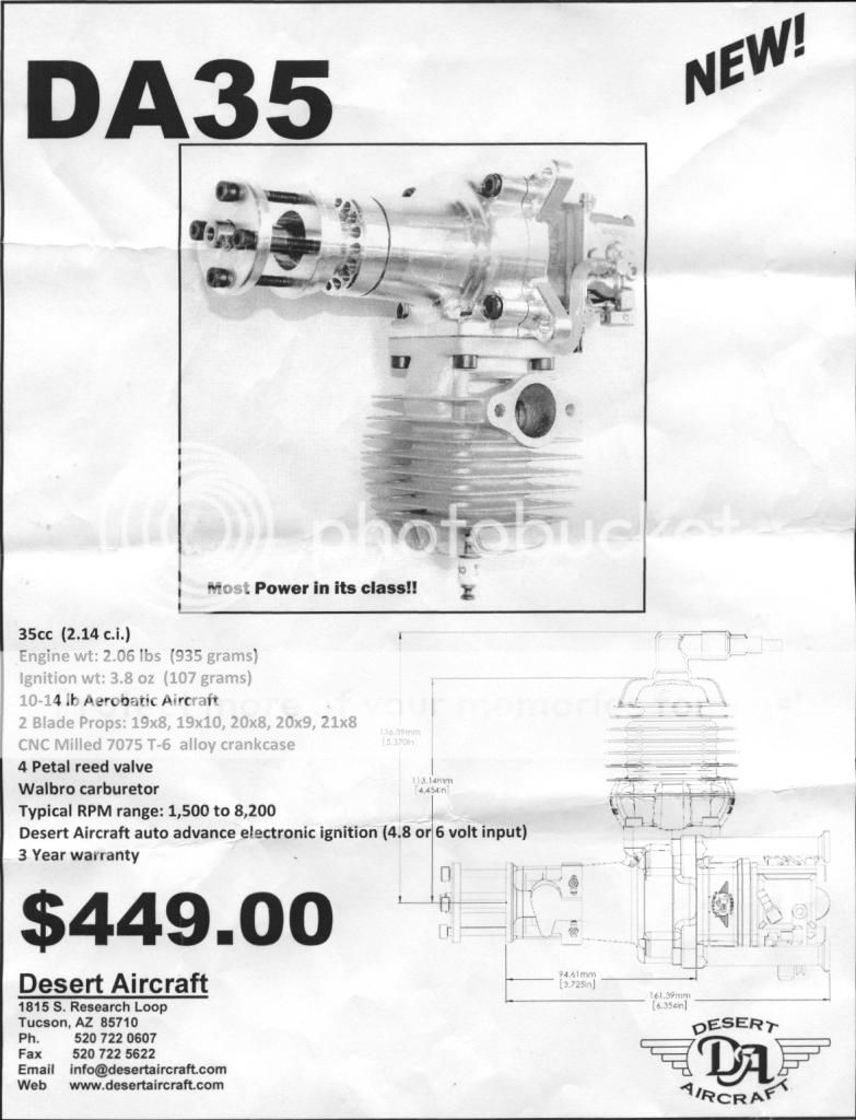 DA 35 and twin 70 - Page 3 - RCU Forums