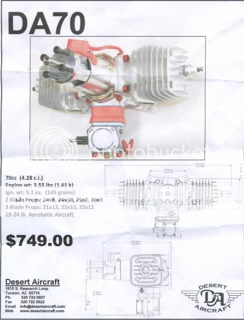 DA 35 and twin 70 - Page 3 - RCU Forums