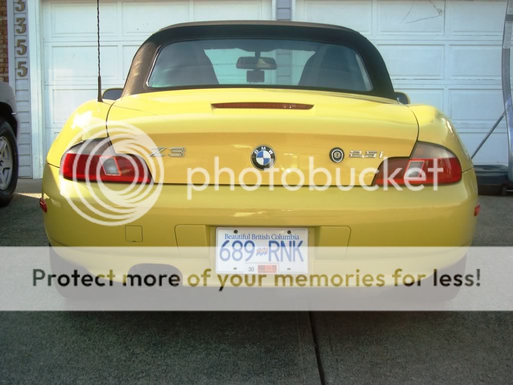 My 2002 BMW Z3 2.5i Dakar Yellow