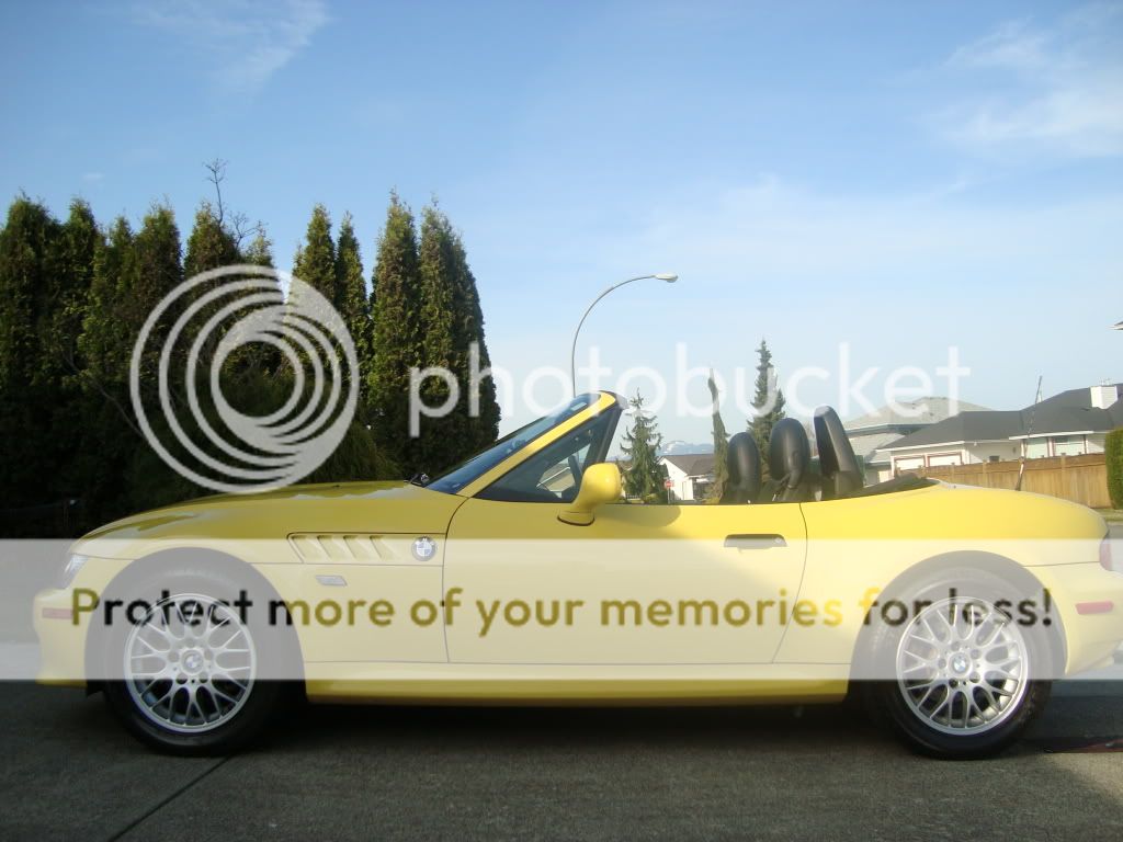 My 2002 BMW Z3 2.5i Dakar Yellow